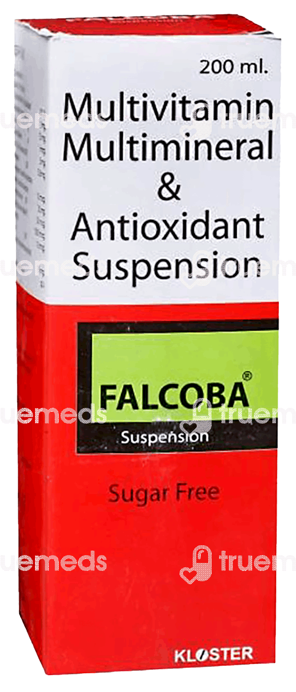 Falcoba Syrup 200 Ml - Uses, Side Effects, Dosage, Price | Truemeds