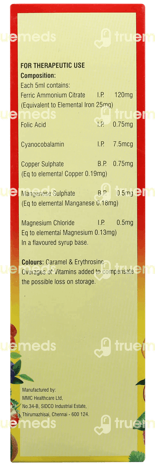 Hemocare Syrup 300 Ml - Uses, Side Effects, Dosage, Price | Truemeds