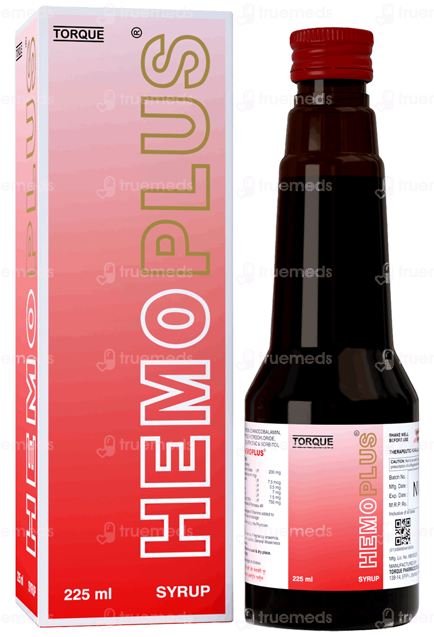 Hemoplus Syrup 225 Ml - Uses, Side Effects, Dosage, Price | Truemeds