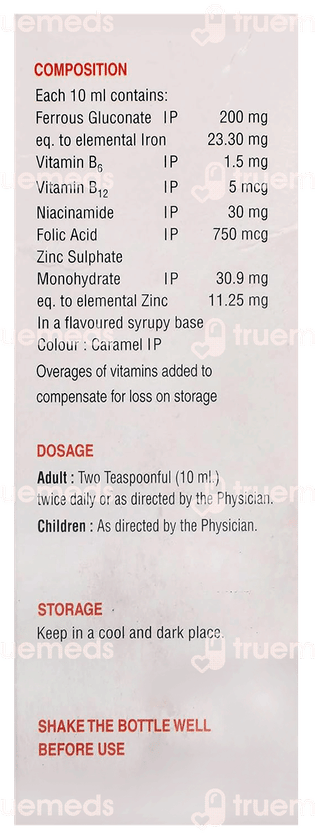 Jp Tone Mixed Fruit Syrup 200 Ml - Uses, Side Effects, Dosage, Price | Truemeds