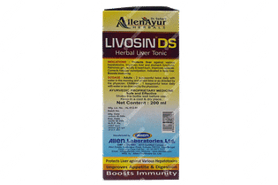 Livosin Ds Syrup 200 Ml - Uses, Side Effects, Dosage, Price | Truemeds