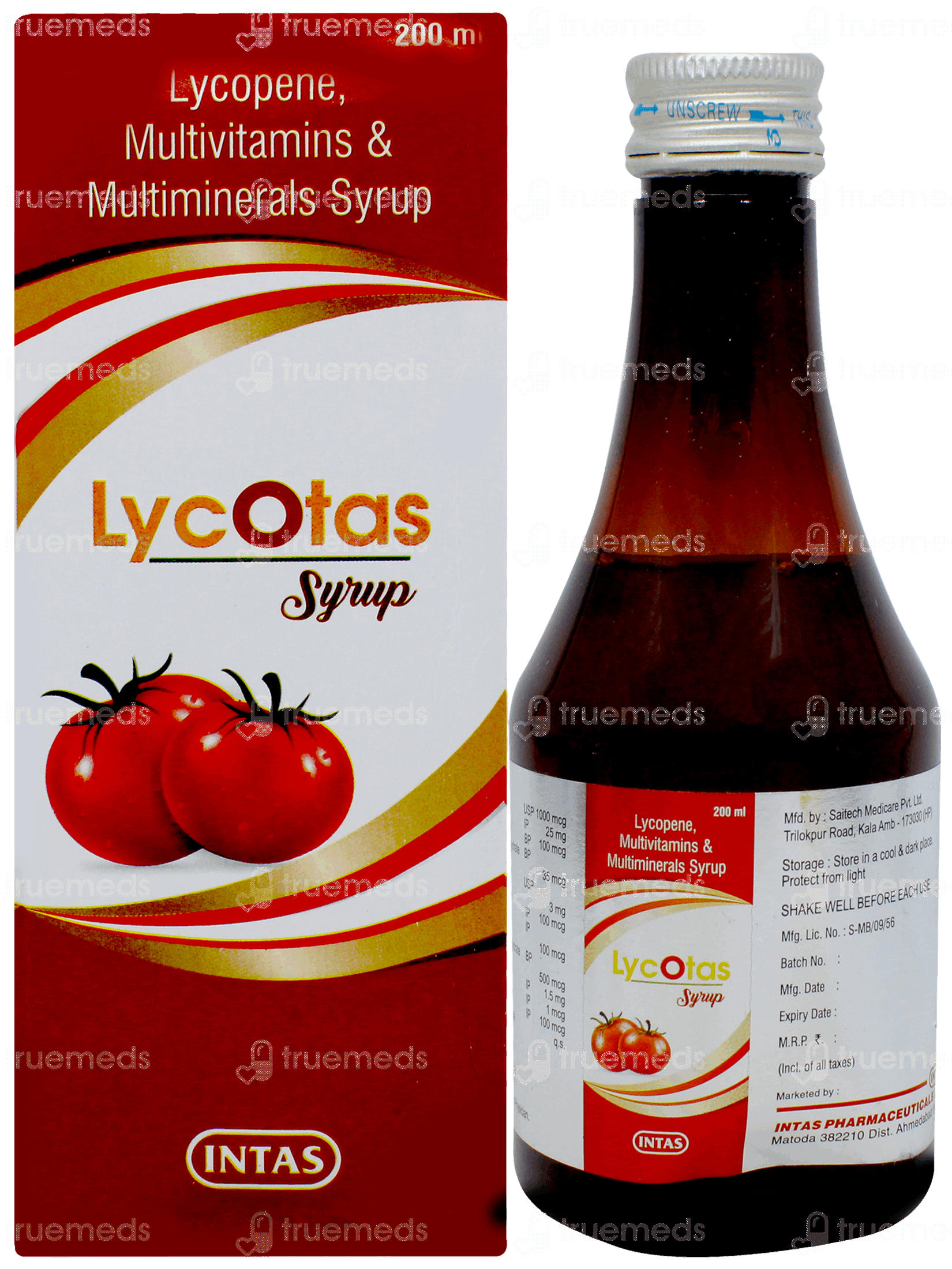 Lycotas Syrup 200 Ml - Uses, Side Effects, Dosage, Price | Truemeds