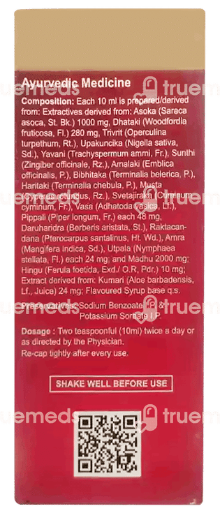 Dabur Mensta Syrup 200 Ml - Uses, Side Effects, Dosage, Price | Truemeds