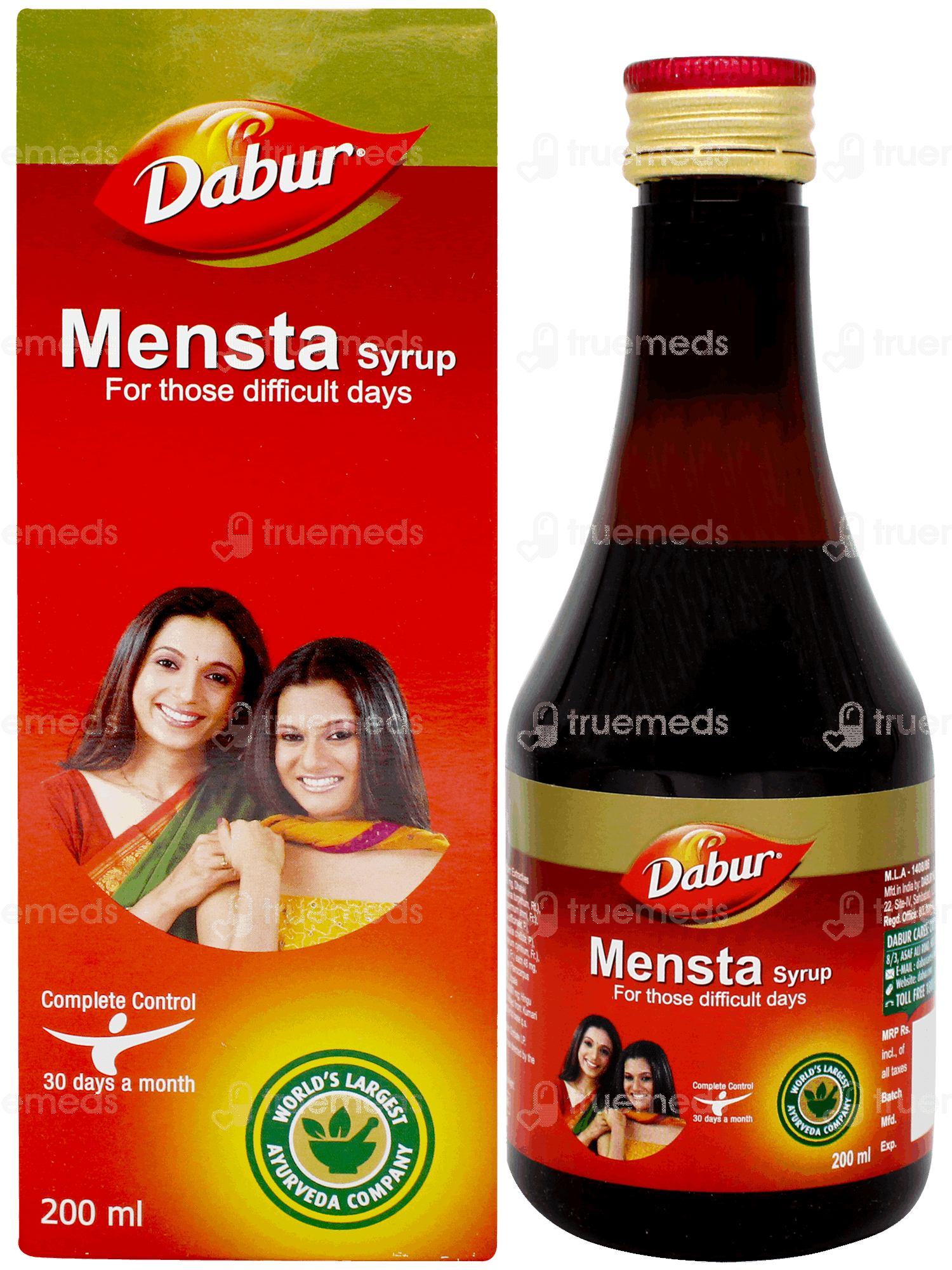 Dabur Mensta Syrup 200 Ml - Uses, Side Effects, Dosage, Price | Truemeds