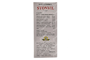 Stonvil Syrup 100 Ml - Uses, Side Effects, Dosage, Price | Truemeds