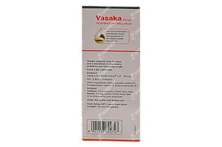 Vasaka Syrup 200 Ml - Uses, Side Effects, Dosage, Price | Truemeds