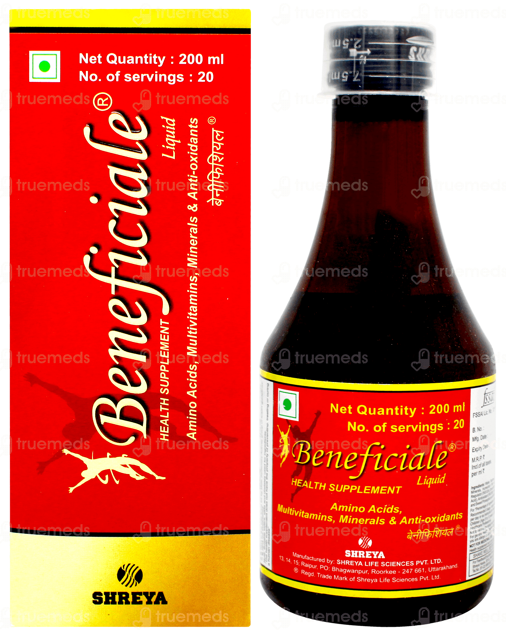 Beneficiale Syrup 200 Ml - Uses, Side Effects, Dosage, Price | Truemeds