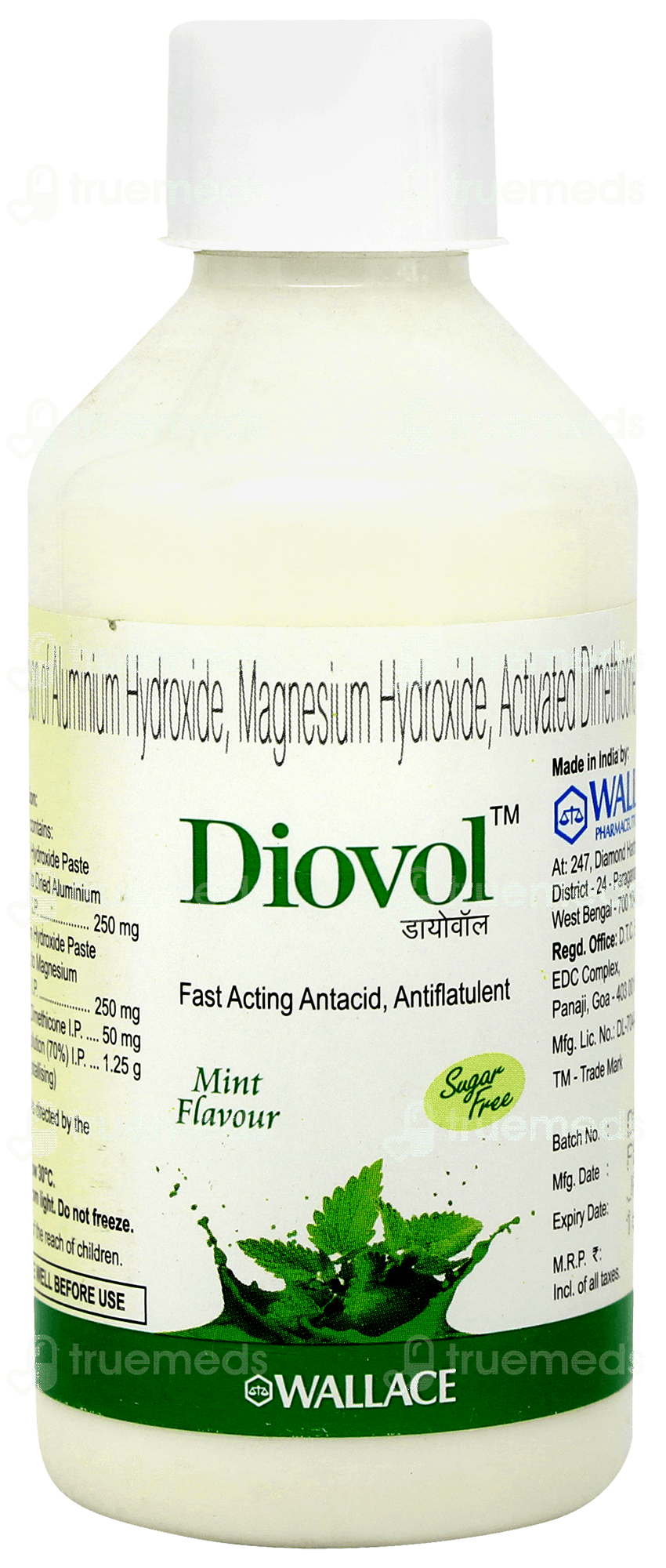 Diovol Sf Mint Syrup 170 ML | Order Diovol Sf Mint Syrup 170 ML Online ...