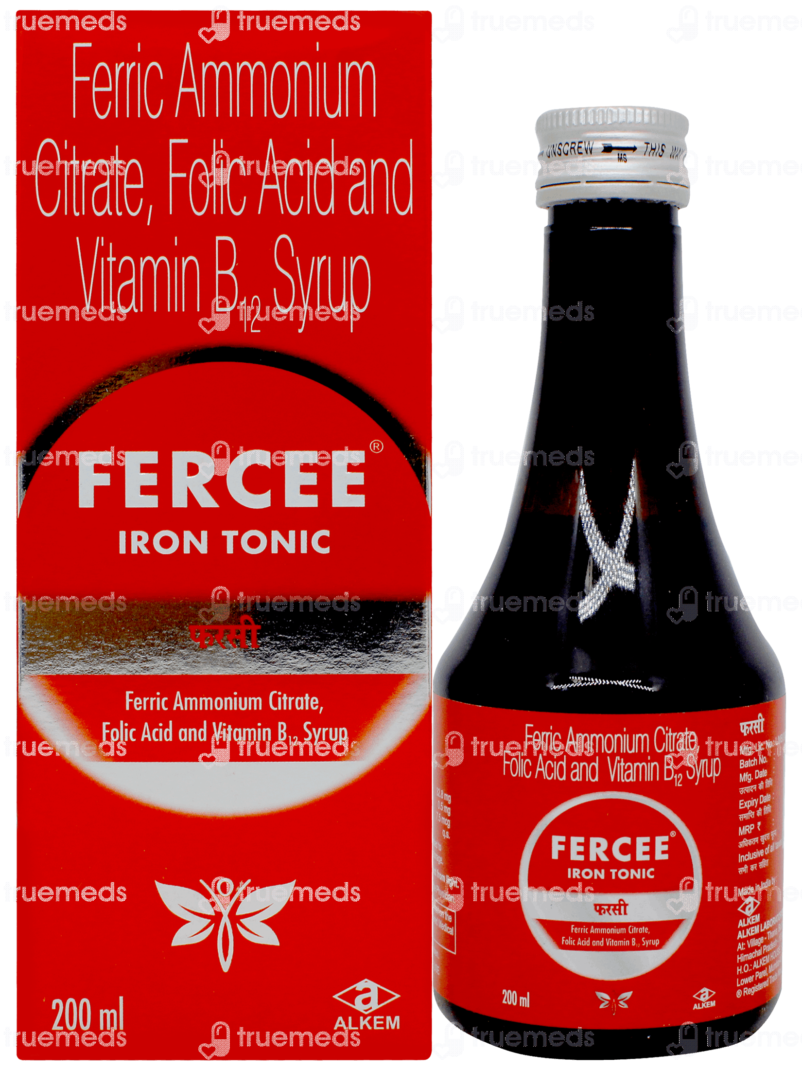 Fercee 32805 Mg Syrup 200 Ml - Uses, Side Effects, Dosage, Price | Truemeds