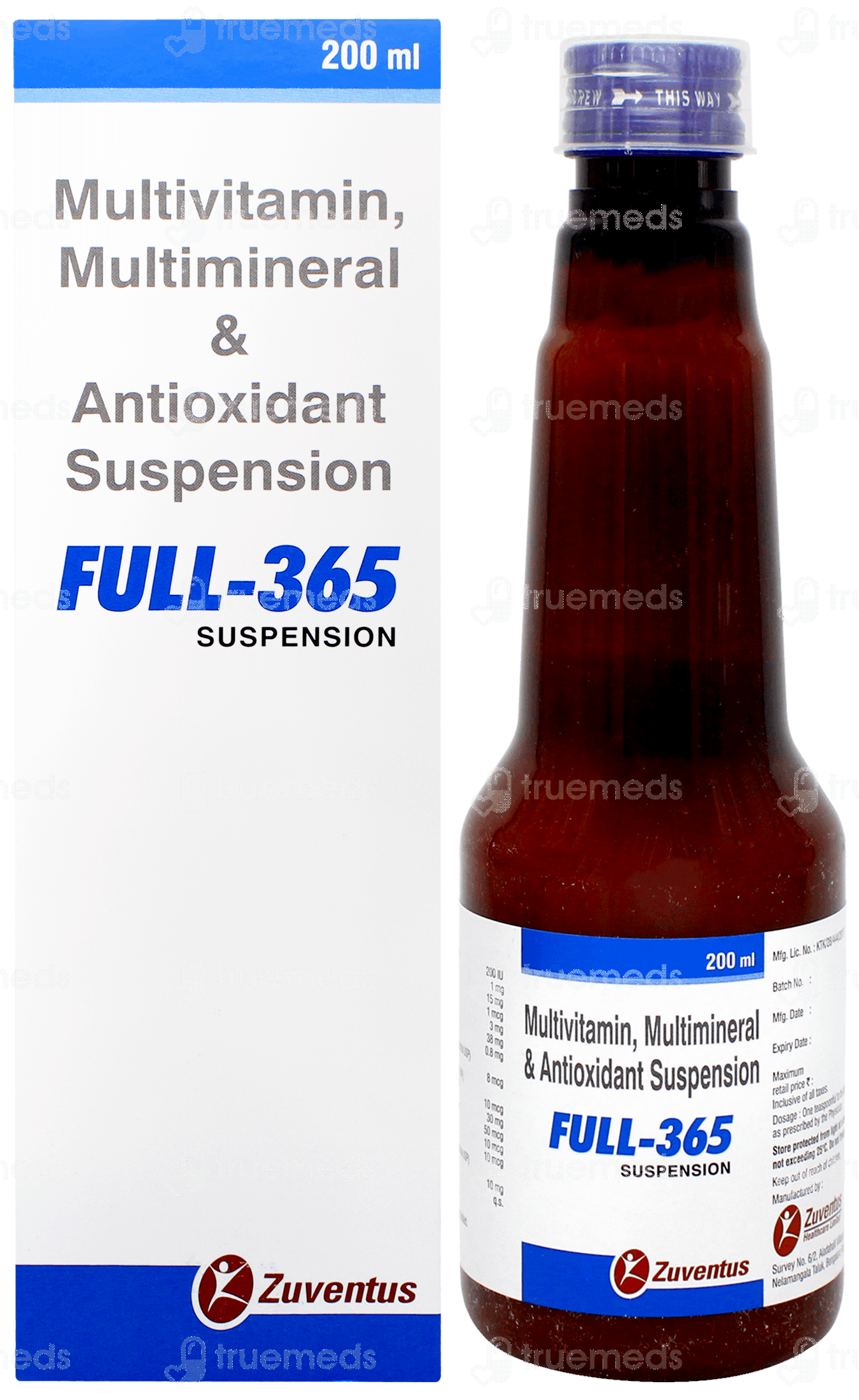 Full 365 Syrup 200 Ml - Uses, Side Effects, Dosage, Price | Truemeds