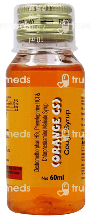 Orange Cs Syrup 60 Ml - Uses, Side Effects, Dosage, Price | Truemeds