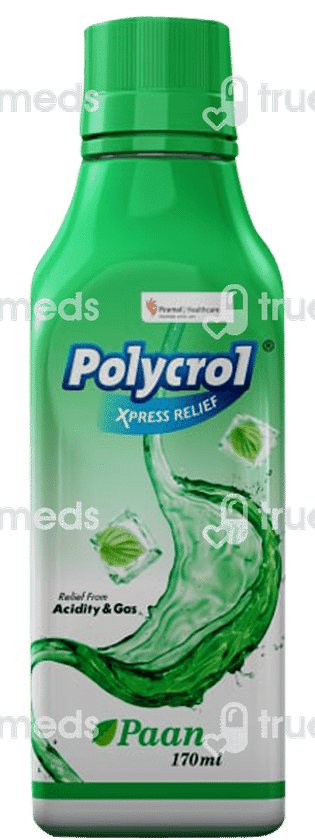 Polycrol Xpress Relief Paan Syrup 170 Ml - Uses, Side Effects, Dosage ...