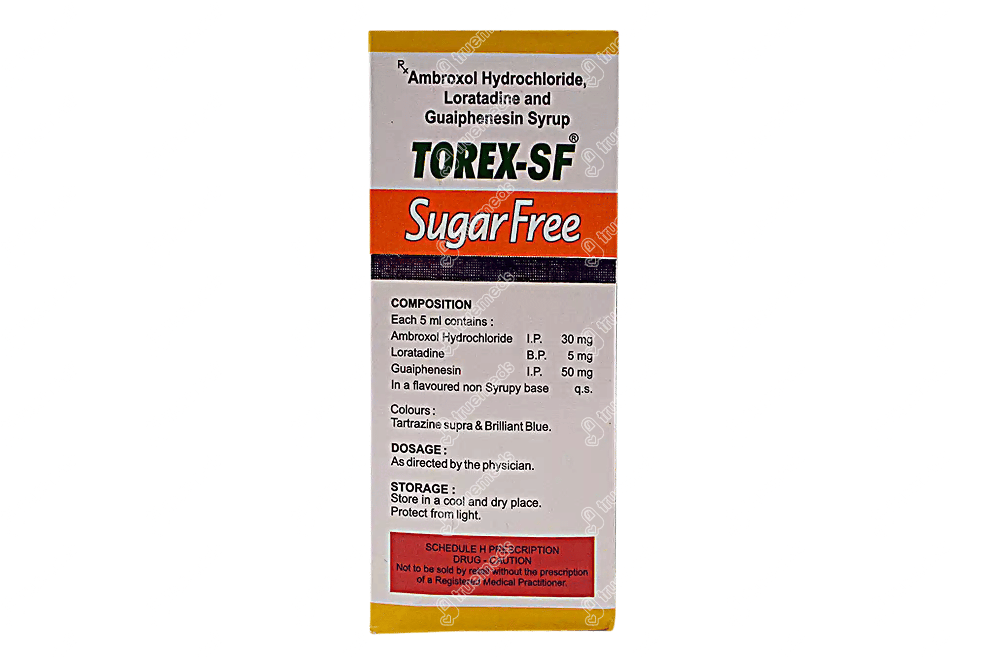 Torex Sf Syrup 100 ML | Order Torex Sf Syrup 100 ML Online at Truemeds