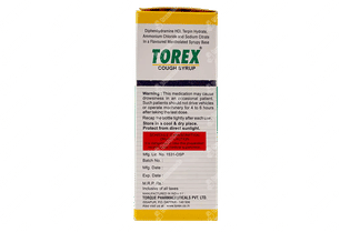 Torex Syrup 60 Ml - Uses, Side Effects, Dosage, Price | Truemeds