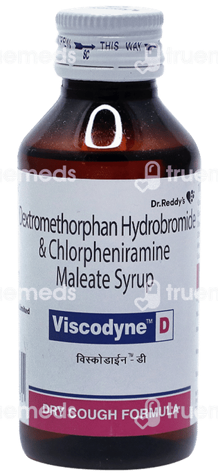 Viscodyne D Syrup 100 Ml - Uses, Side Effects, Dosage, Price | Truemeds
