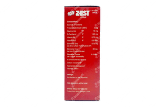 Zest Plus Syrup 200 Ml - Uses, Side Effects, Dosage, Price | Truemeds