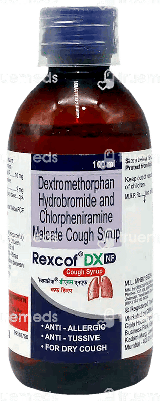 Rexcof Dx Nf Syrup 100 ML | Order Rexcof Dx Nf Syrup 100 ML Online at ...