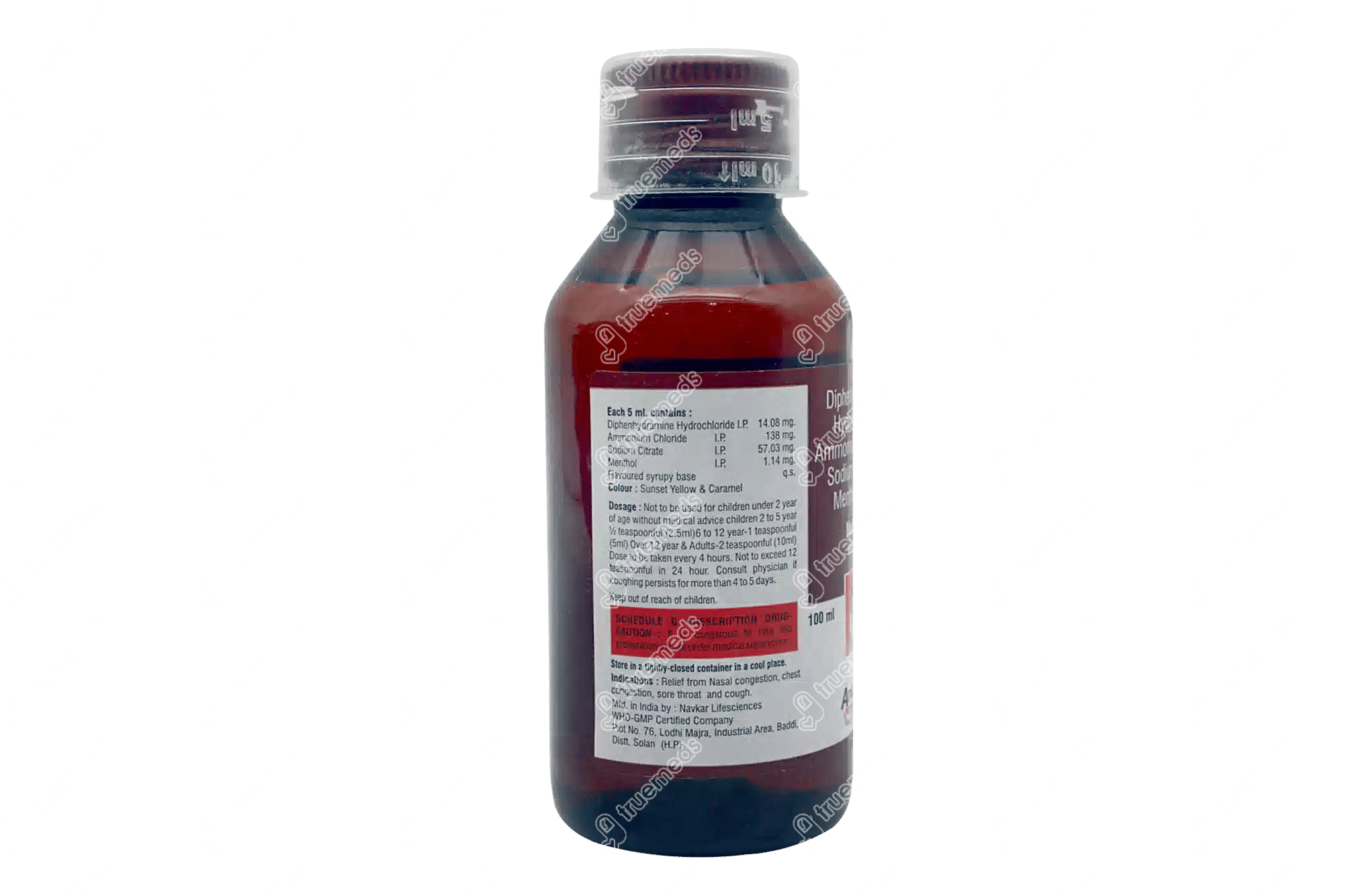 Mahadryl Syrup 100 ML | Order Mahadryl Syrup 100 ML Online at Truemeds