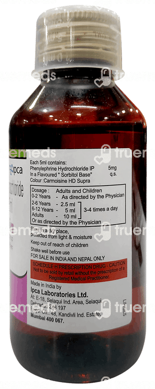 Solvin Decongestant 5 Mg Sf Syrup 100 Ml - Uses, Side Effects, Dosage, Price | Truemeds