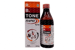 R B Tone Rapid Syrup 225 ML - Uses, Side Effects, Dosage, Price | Truemeds