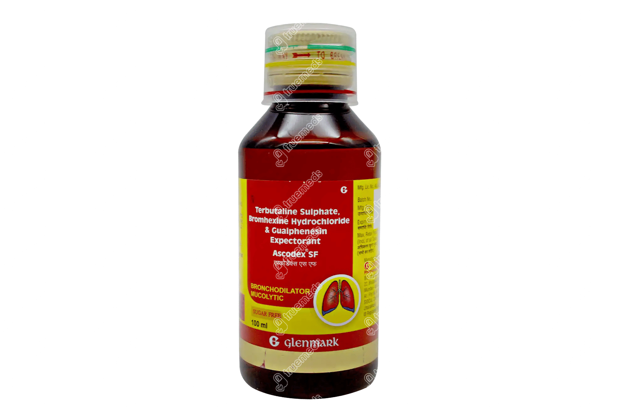 Ascodex Sf 50/1.25/4 MG Sugar Free Syrup 100 ML | Order Ascodex Sf 50/1 ...