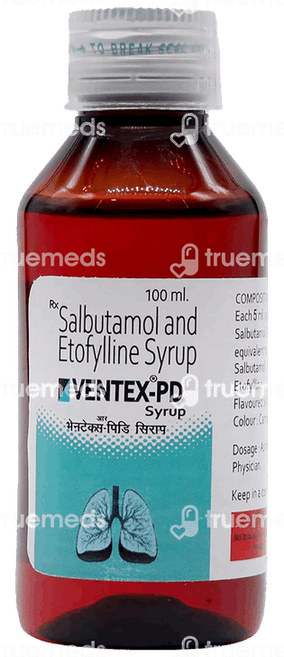Ventex Pd 501 Mg Syrup 100 Ml - Uses, Side Effects, Dosage, Price | Truemeds