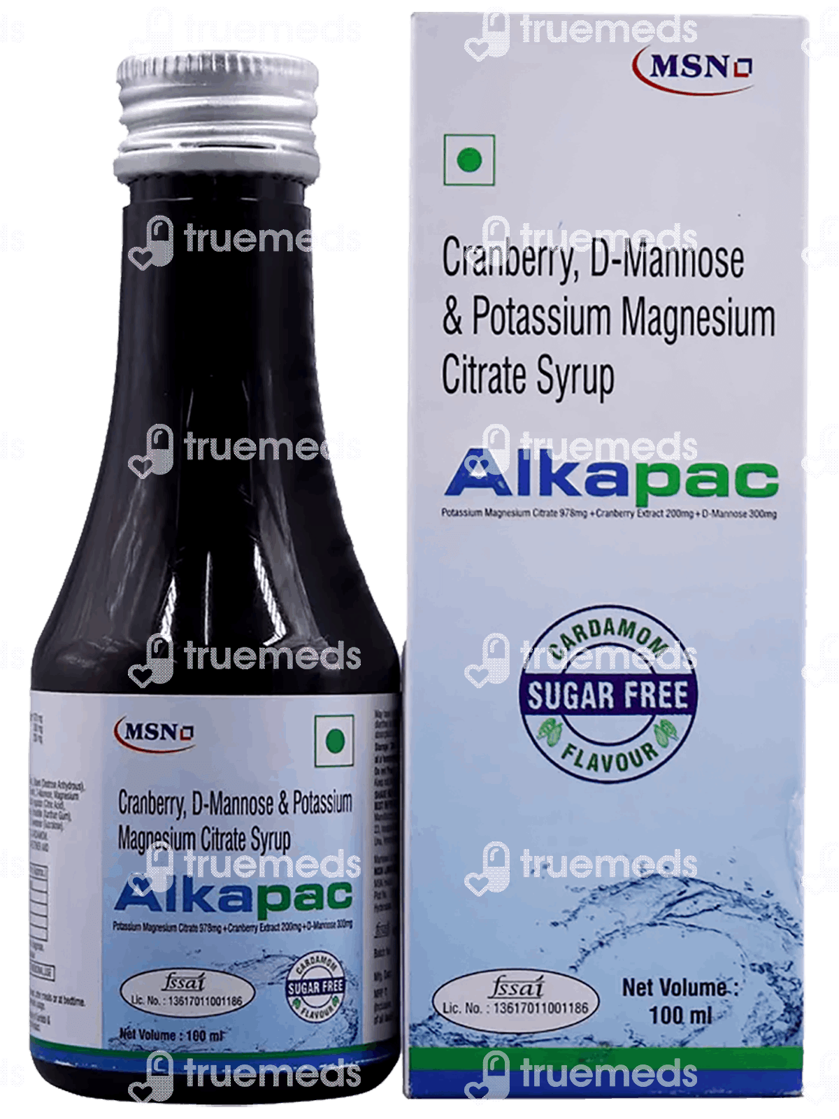 Alkapac Cardamom Sugar Free Syrup 100 ML | Order Alkapac Cardamom Sugar ...