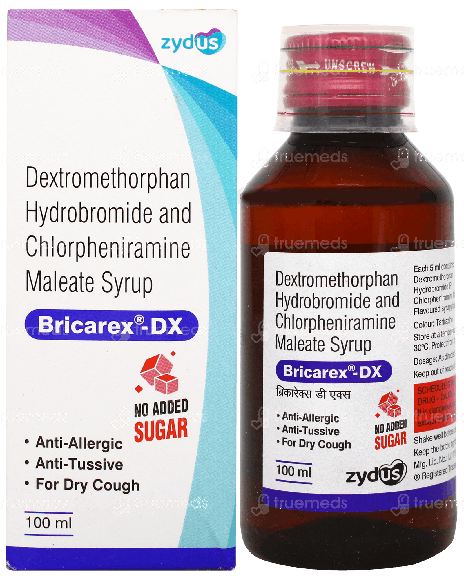 Bricarex Dx 4/10 MG Syrup 100 ML | Order Bricarex Dx 4/10 MG Syrup 100 ...