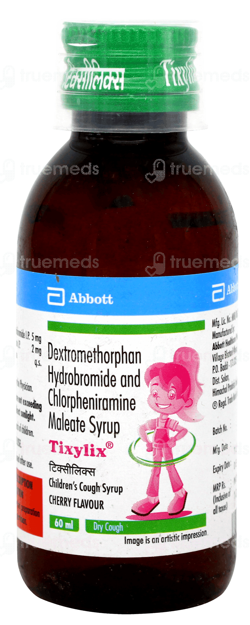 Tixylix Cherry Flavour Syrup: Uses, Side Effects, Price & Substitutes