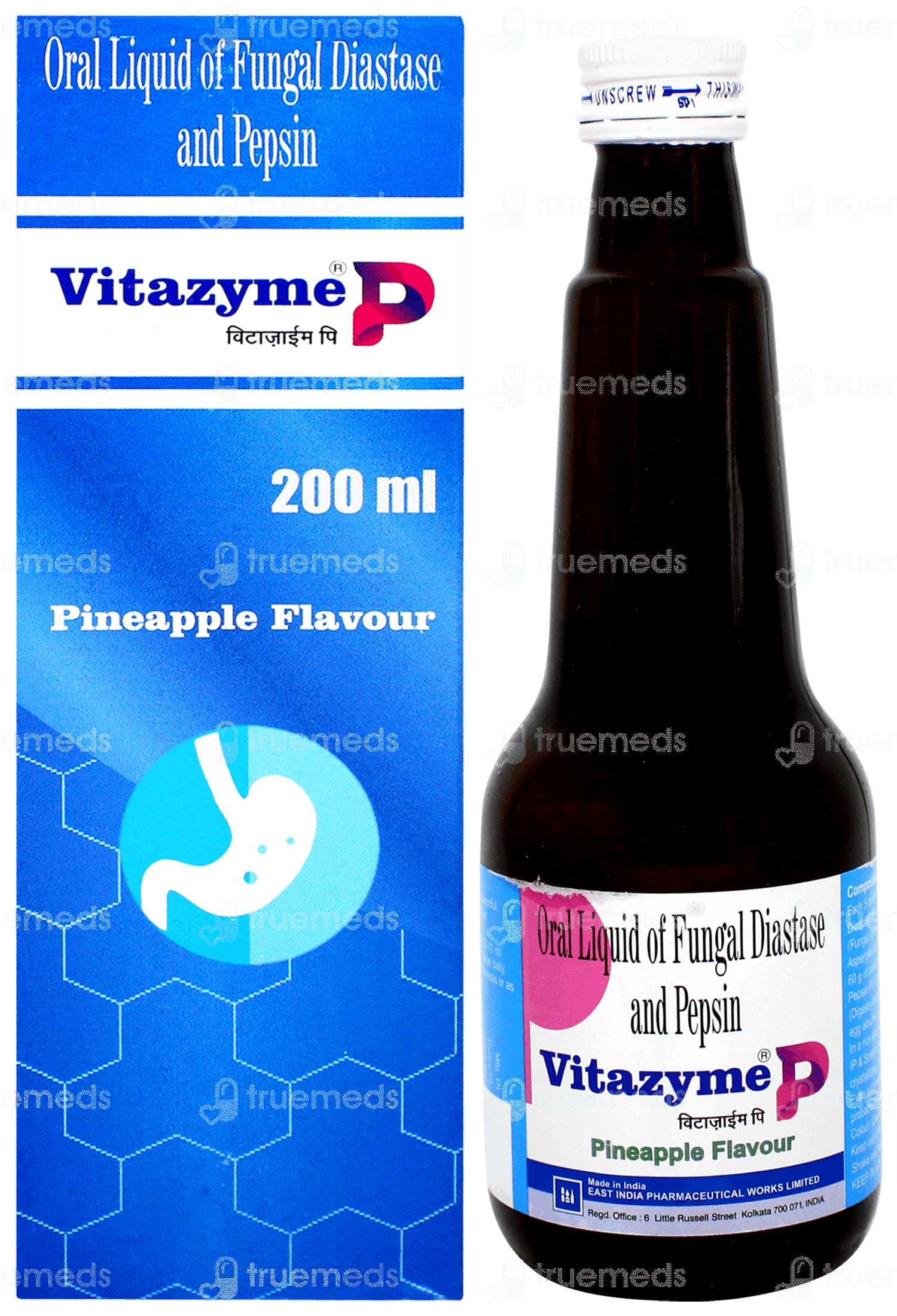 Vitazyme P Syrup 200 ML | Order Vitazyme P Syrup 200 ML Online at Truemeds