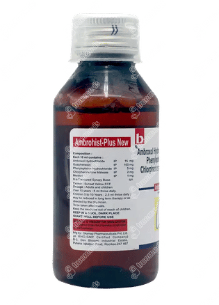 Ambrohist Plus New Syrup 100 Ml - Uses, Side Effects, Dosage, Price | Truemeds