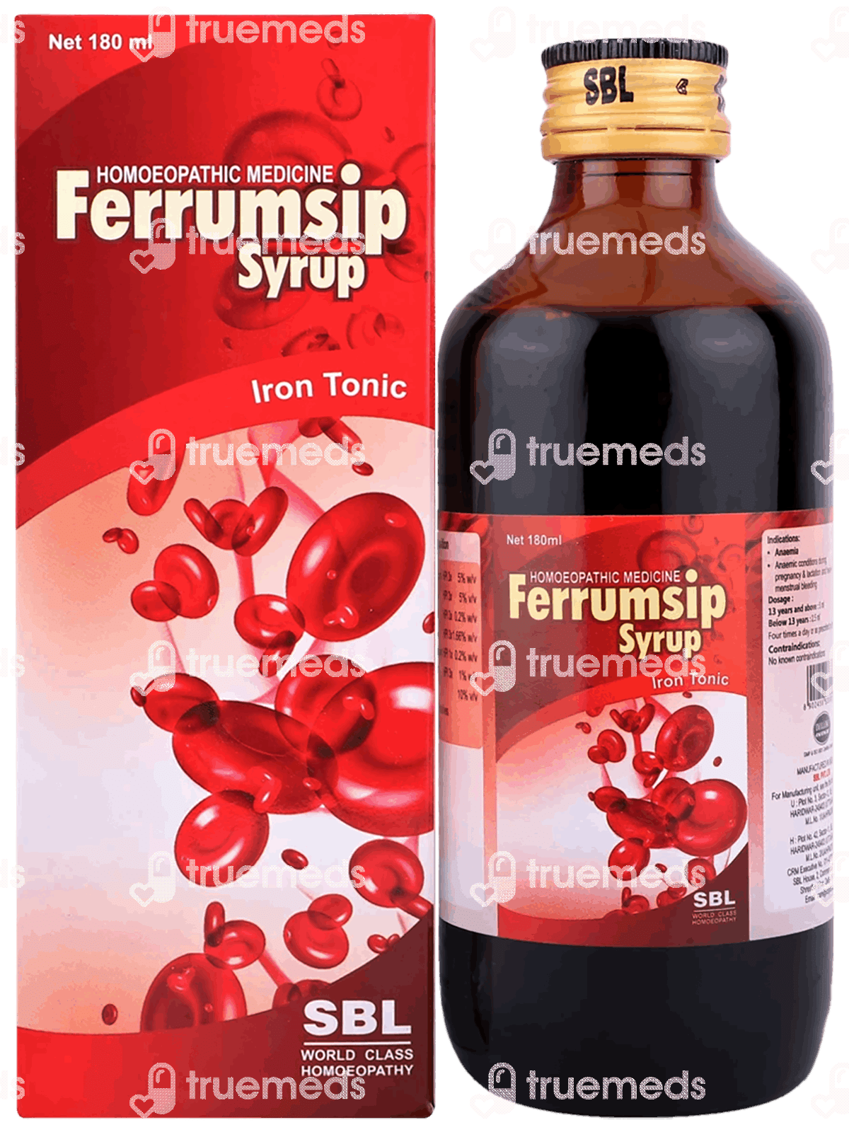 Sbl Ferrum Sip Syrup 180 Ml - Uses, Side Effects, Dosage, Price | Truemeds