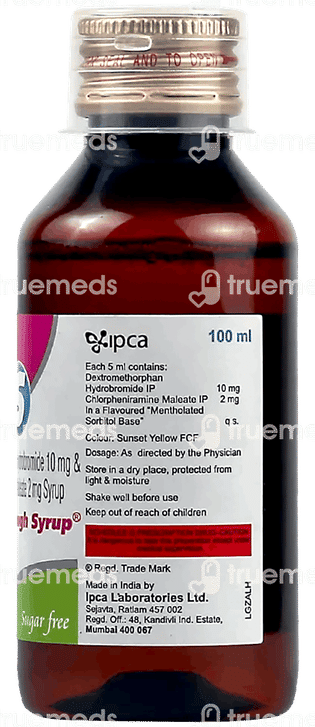 Solvin 210 Mg Sugar Free Cough Syrup 100 Ml - Uses, Side Effects ...