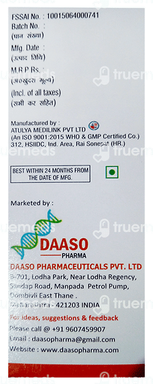 Q Carni 10 Pineapple Flavour Syrup 150 Ml - Uses, Side Effects, Dosage ...