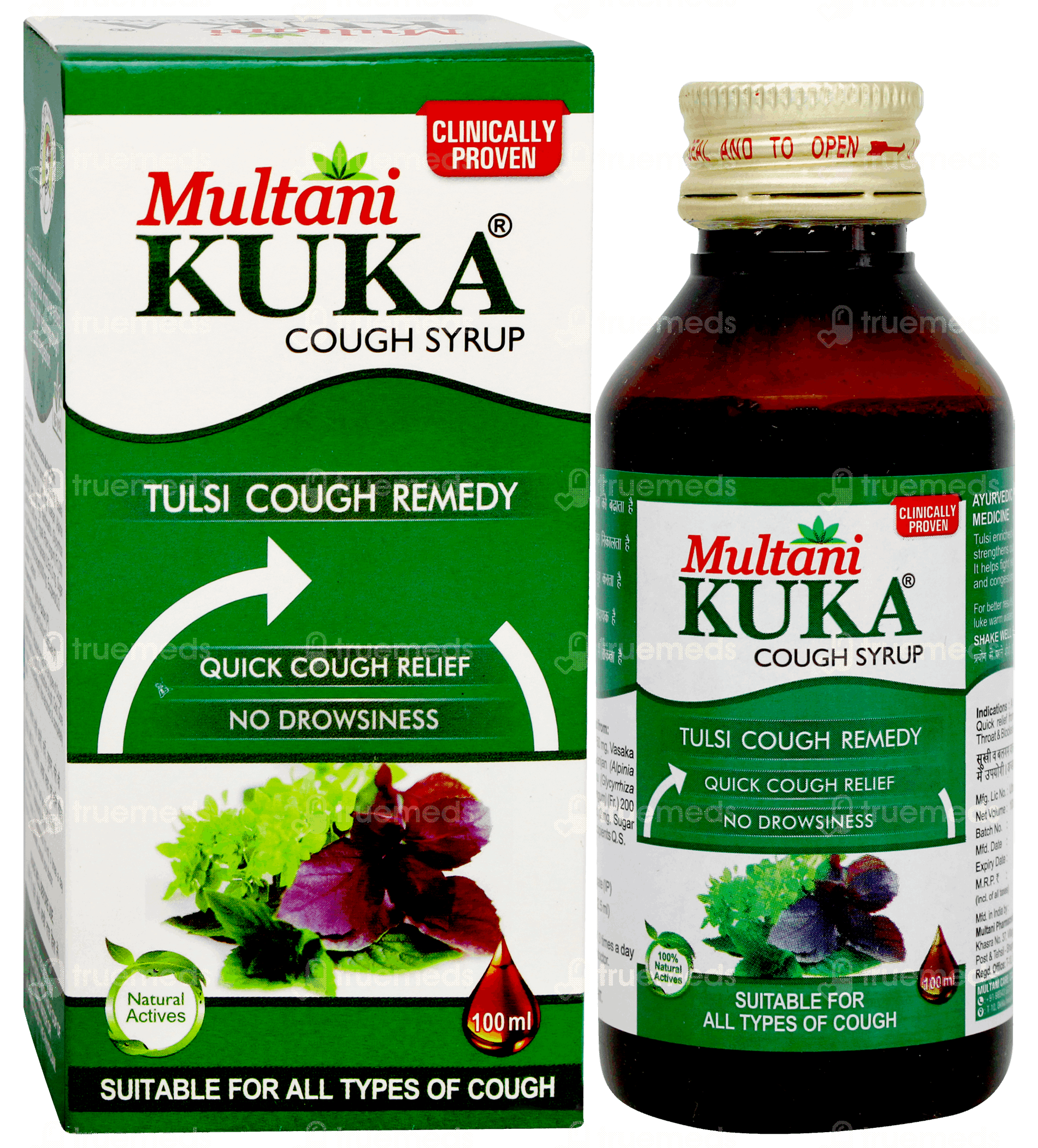 Multani Kuka Cough Syrup 100 Ml - Uses, Side Effects, Dosage, Price ...