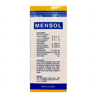 Hapdco Mensol Tonic 120 Ml - Uses, Side Effects, Dosage, Price | Truemeds