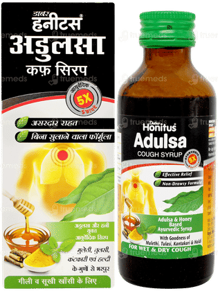 Dabur Honitus Adulsa Cough Syrup 100 Ml - Uses, Side Effects, Dosage ...