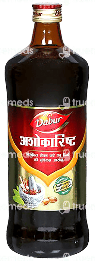 Dabur Ashokarishta Syrup 680 Ml - Uses, Side Effects, Dosage, Price ...