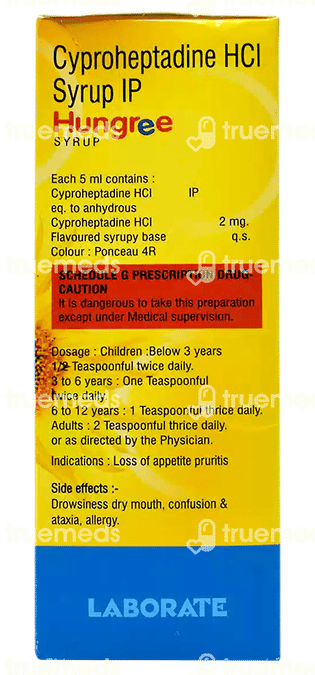 Hungree Syrup: Uses, Side Effects, Price & Substitutes