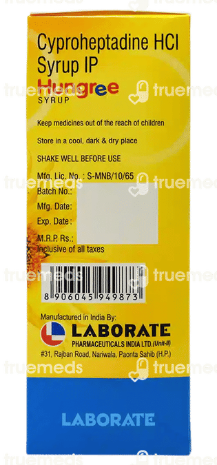 Hungree Syrup: Uses, Side Effects, Price & Substitutes