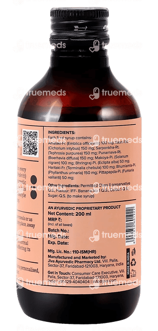 Jiva Livon Syrup 200 Ml - Uses, Side Effects, Dosage, Price | Truemeds