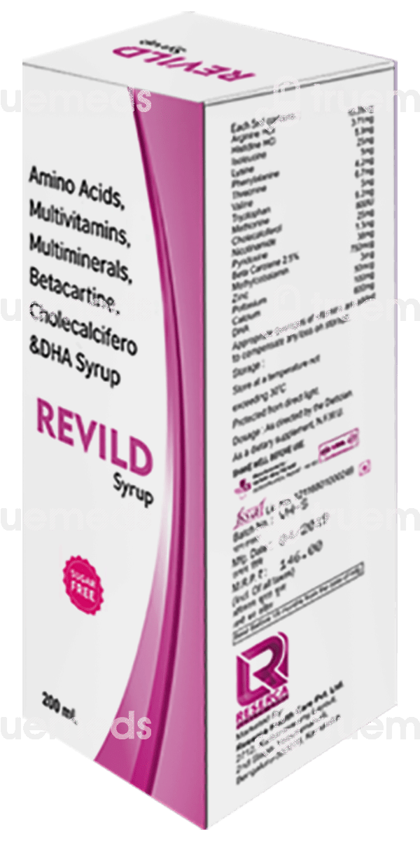 Revild Mango Flavour Syrup 200 Ml - Uses, Side Effects, Dosage, Price ...
