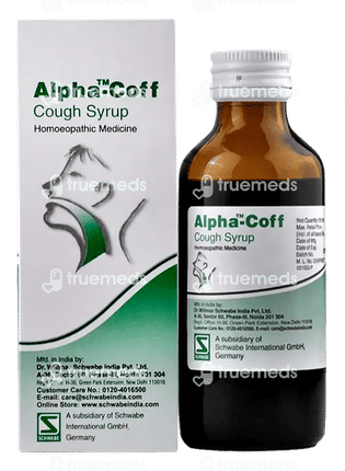 Dr Willmar Schwabe India Alpha Coff Cough Syrup 100 Ml - Uses, Side ...