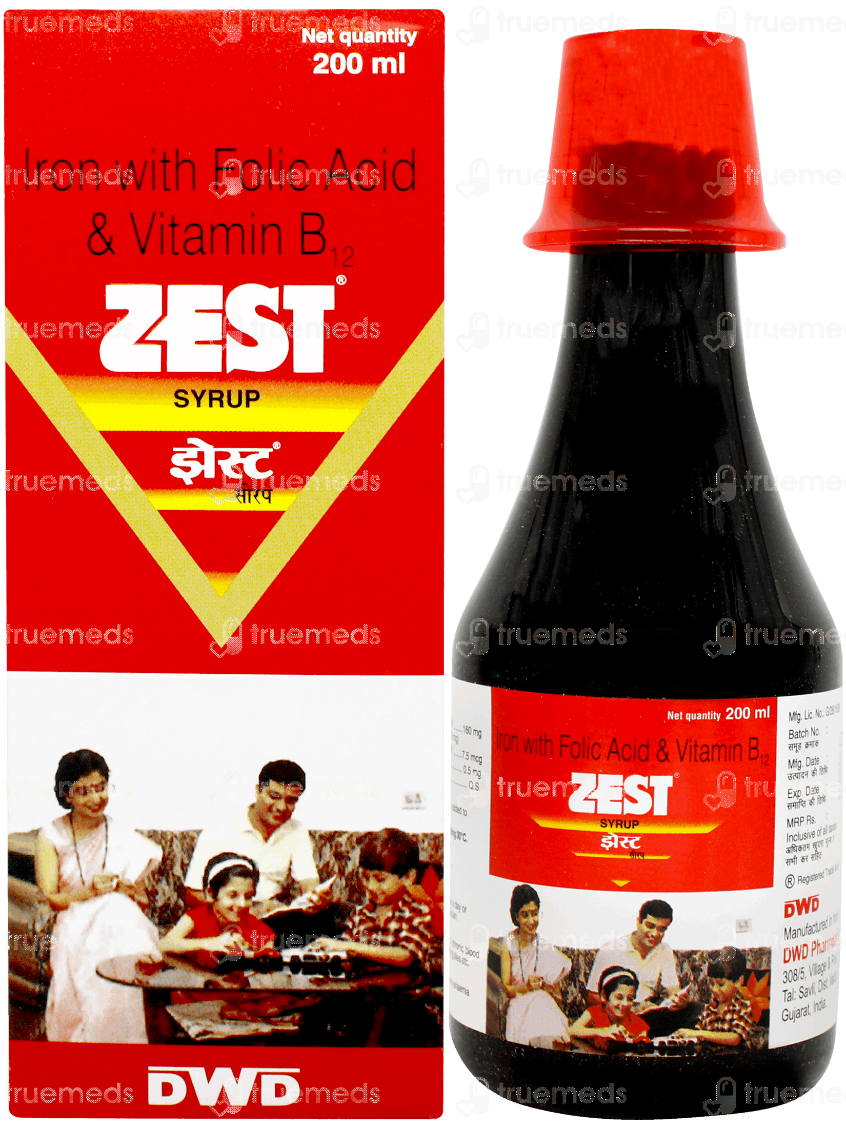 Zest Syrup 200 Ml - Uses, Side Effects, Dosage, Price | Truemeds