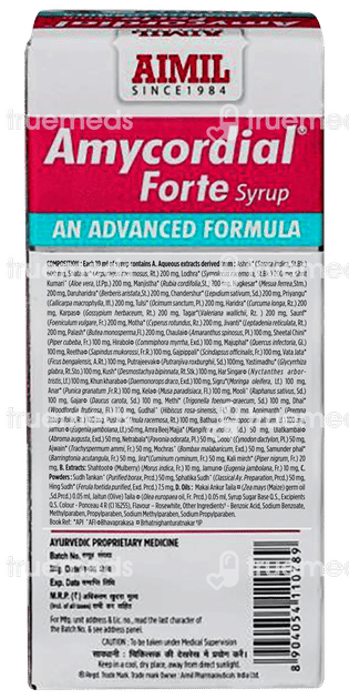 Amycordial Forte Women Wellness Syrup 450 Ml - Uses, Side Effects ...