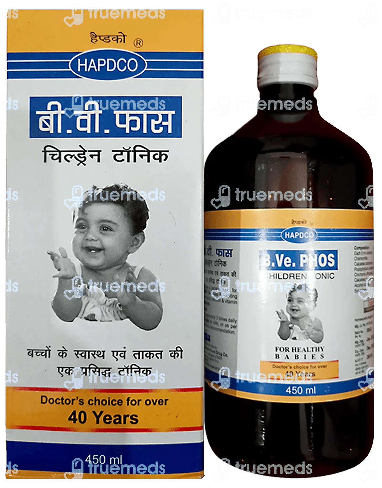 Hapdco Bve Phos Children Tonic 450 Ml - Uses, Side Effects, Dosage, Price | Truemeds
