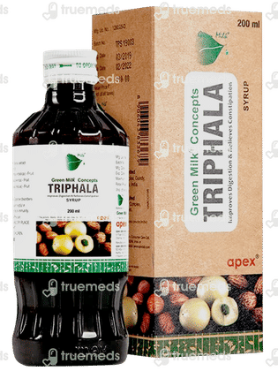 Green Milk Triphala Syrup 200 Ml - Uses, Side Effects, Dosage, Price ...