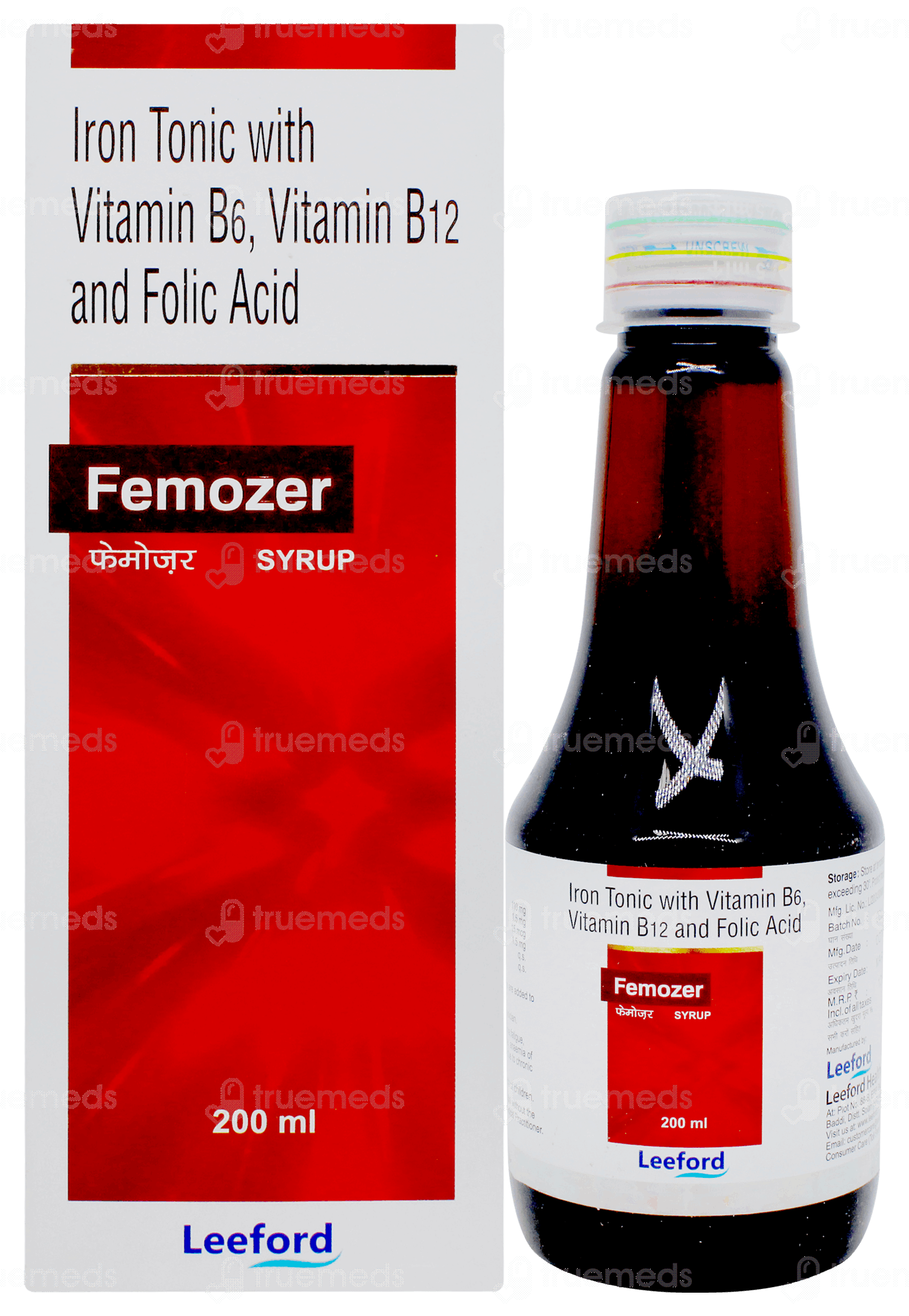 Femozer Syrup 200 Ml - Uses, Side Effects, Dosage, Price | Truemeds