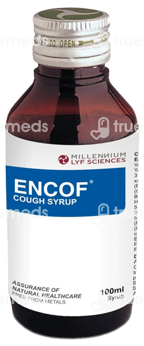 Millennium Herbal Care Encof Cough Syrup 100 Ml - Uses, Side Effects ...