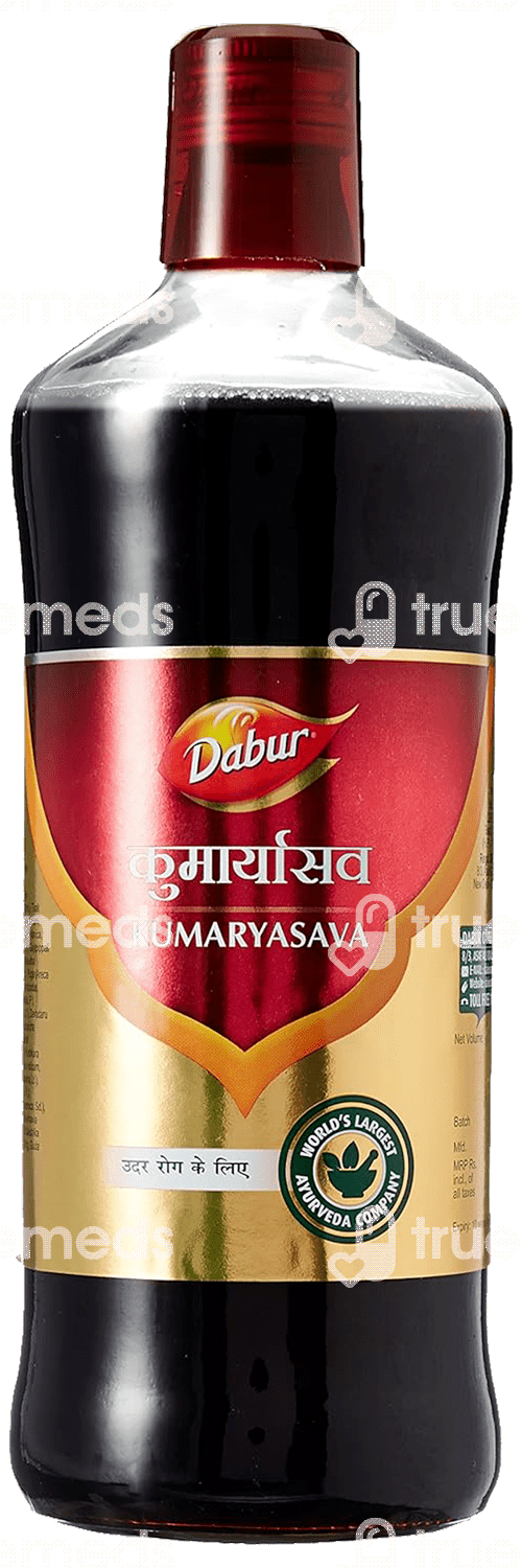 Dabur Kumaryasava Syrup 680 Ml - Uses, Side Effects, Dosage, Price ...